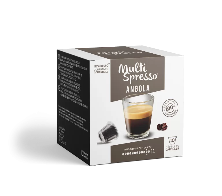 Cápsulas de Café Angola Compatíveis Nespresso